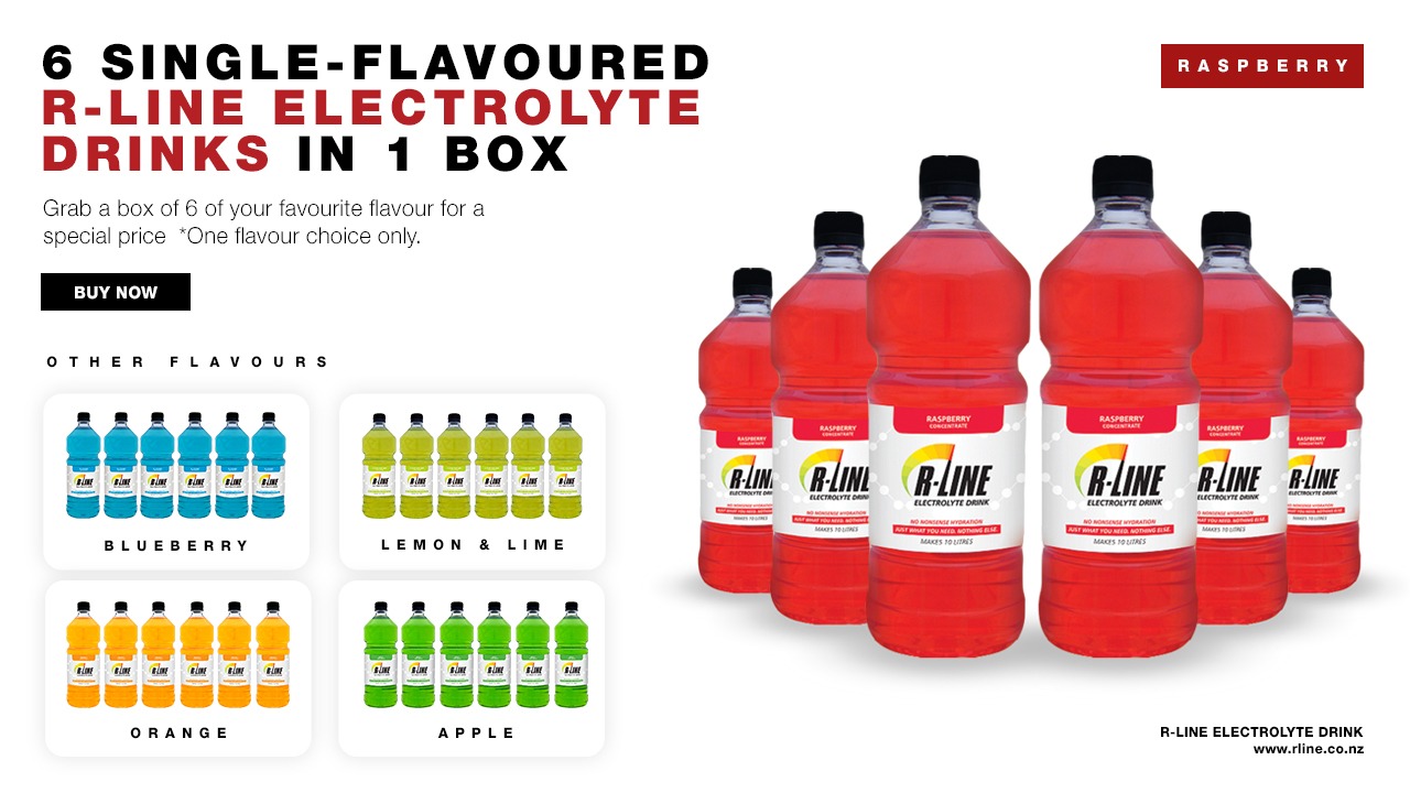 Team’s Favourite ~ One Flavour Box | R-Line Electrolyte Drink